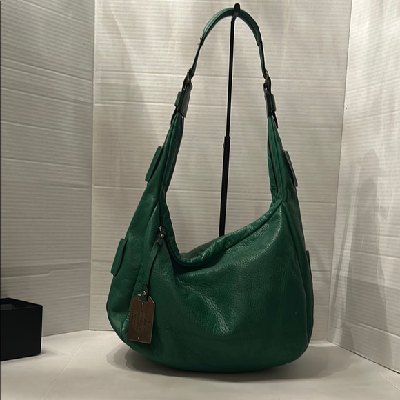 Lauren Ralph Lauren | Bags | Green Leather Hobo Bag | Poshmark